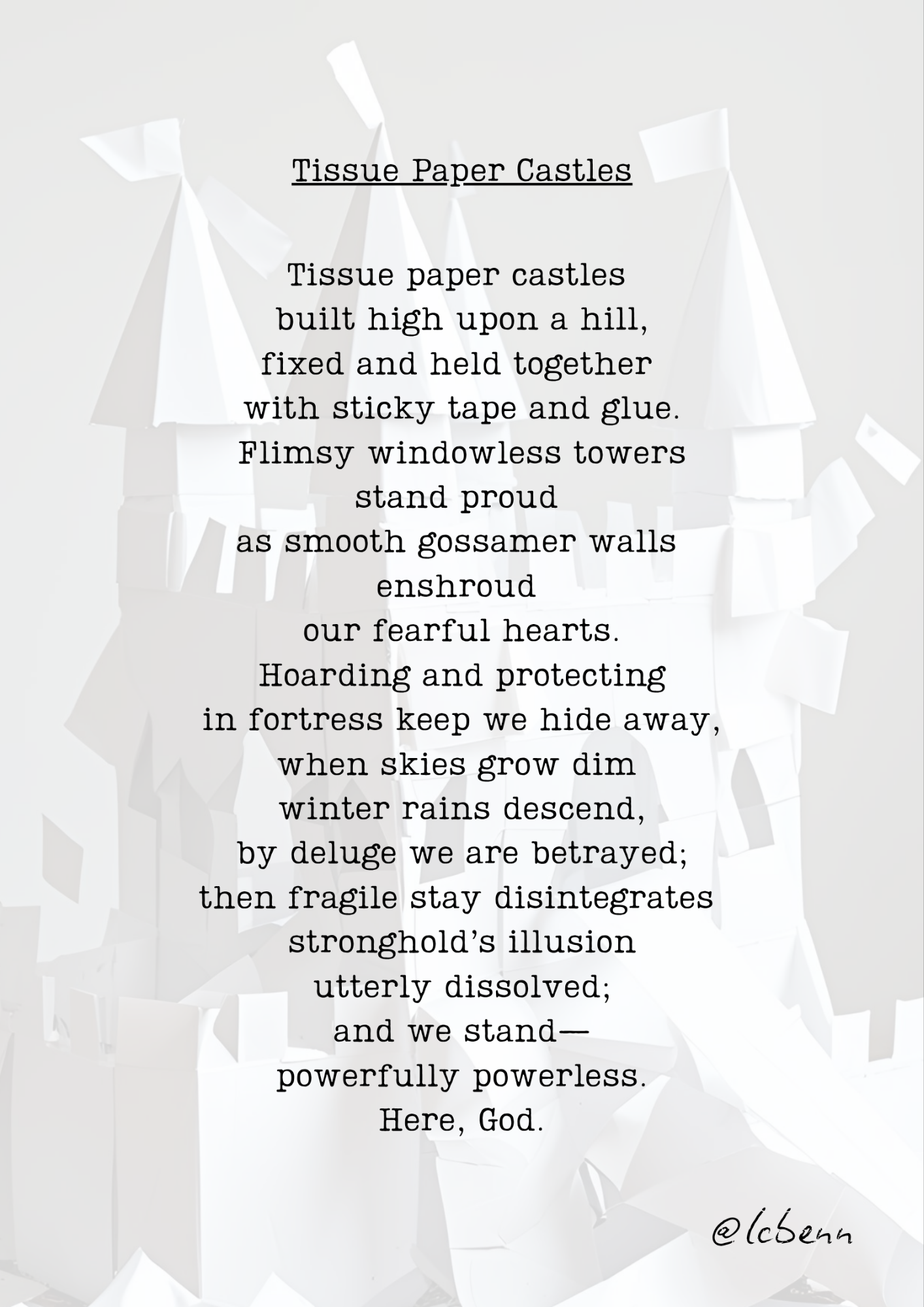 Tissue Paper Castles – Laura Benn